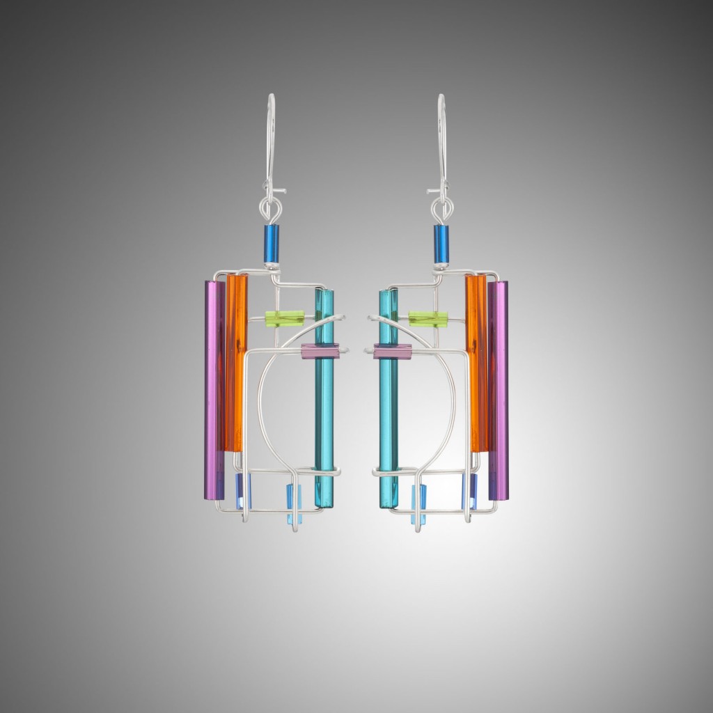 "Barb-Wire" Earrings- 23 - Barbie Levy Jewelry