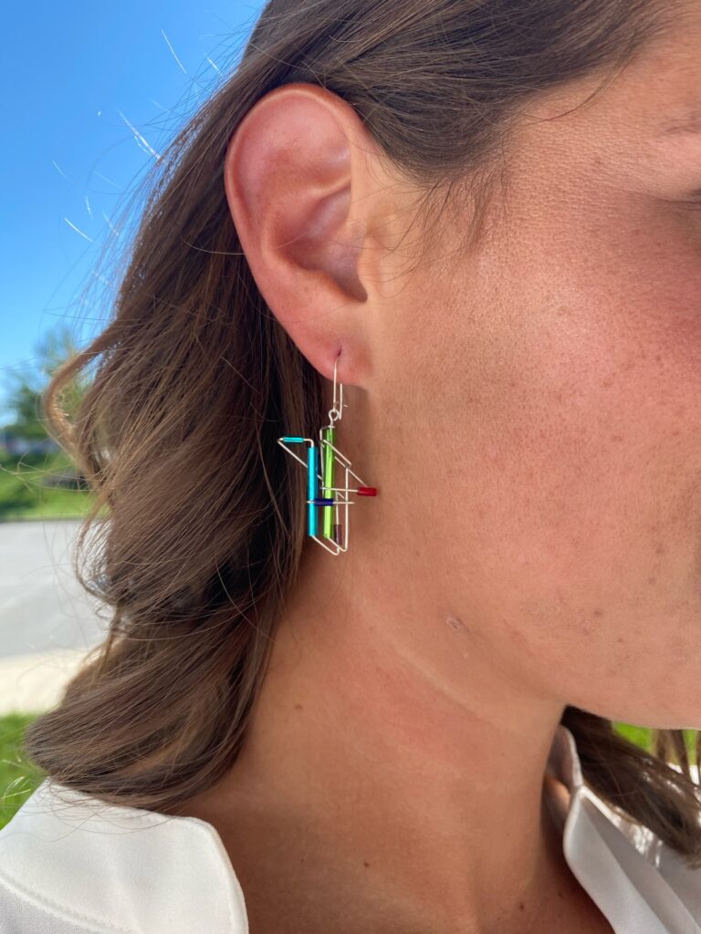 "Barb-Wire" Earrings- 16 - Barbie Levy Jewelry